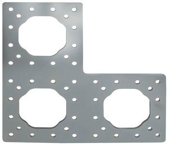 12" X 24" X 90° Splice Plate